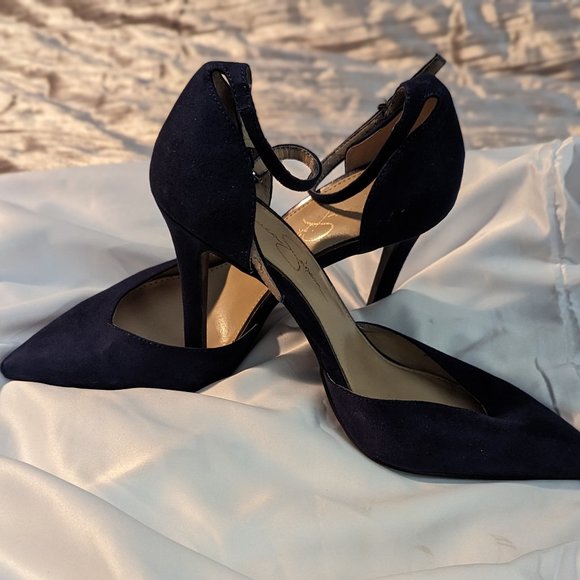 Jessica Simpson | Shoes | Jessica Simpson Navy Blue Shoes | Poshmark